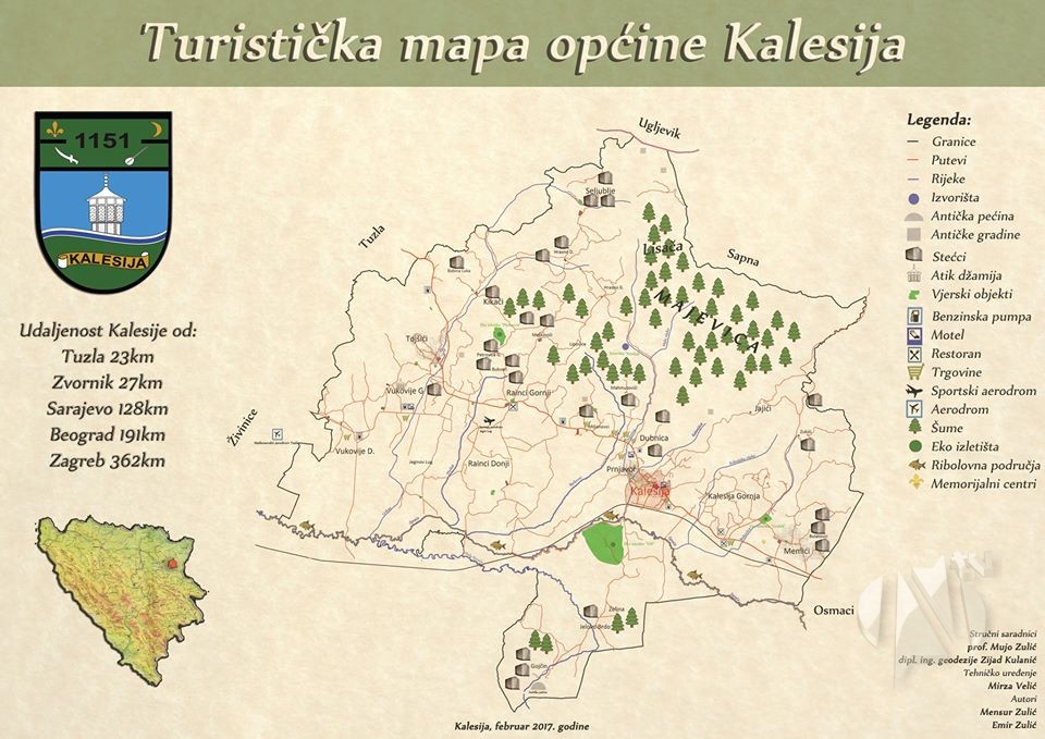 Završen serijal predavanja i izrađena mapa općine Kalesija sa ...