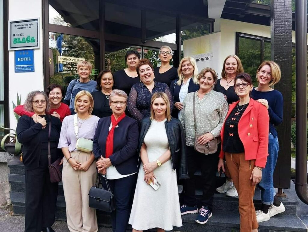 Hasmira Malić i Emka Rabold Požegić učesnice radionice “Izrada akcionih ...